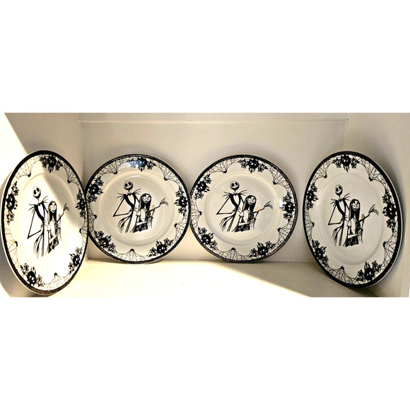 Disney | Dining | 4 Pc Nightmare Before Christmas Jack Skellington ...